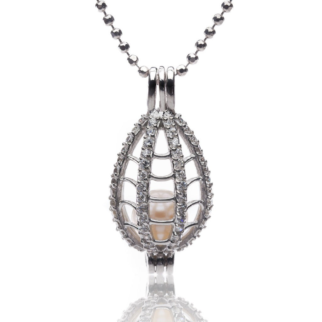 Exclusive Collection İstiridye İnci Kolye,56 Taşlı